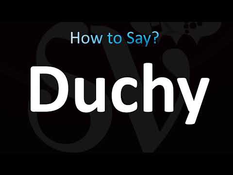 How to Pronounce Duchy (CORRECTLY!)