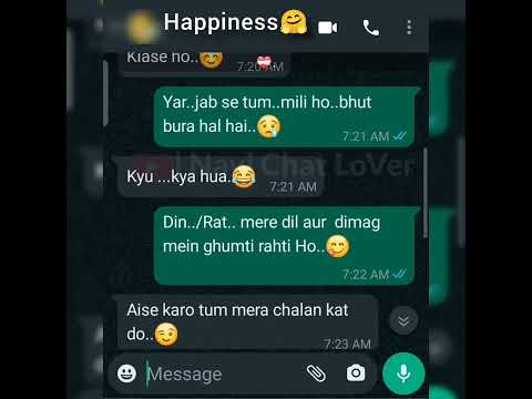 how to chat with girl on whatsapp | how to impress a girl #shorts #chat #dating