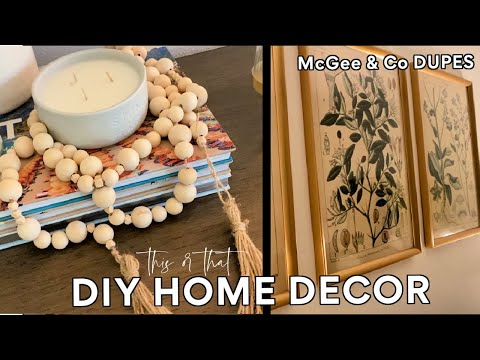 DIY STUDIO MCGEE HOME DECOR | DECOR DUPES | MAGGIE'S TWO CENTS