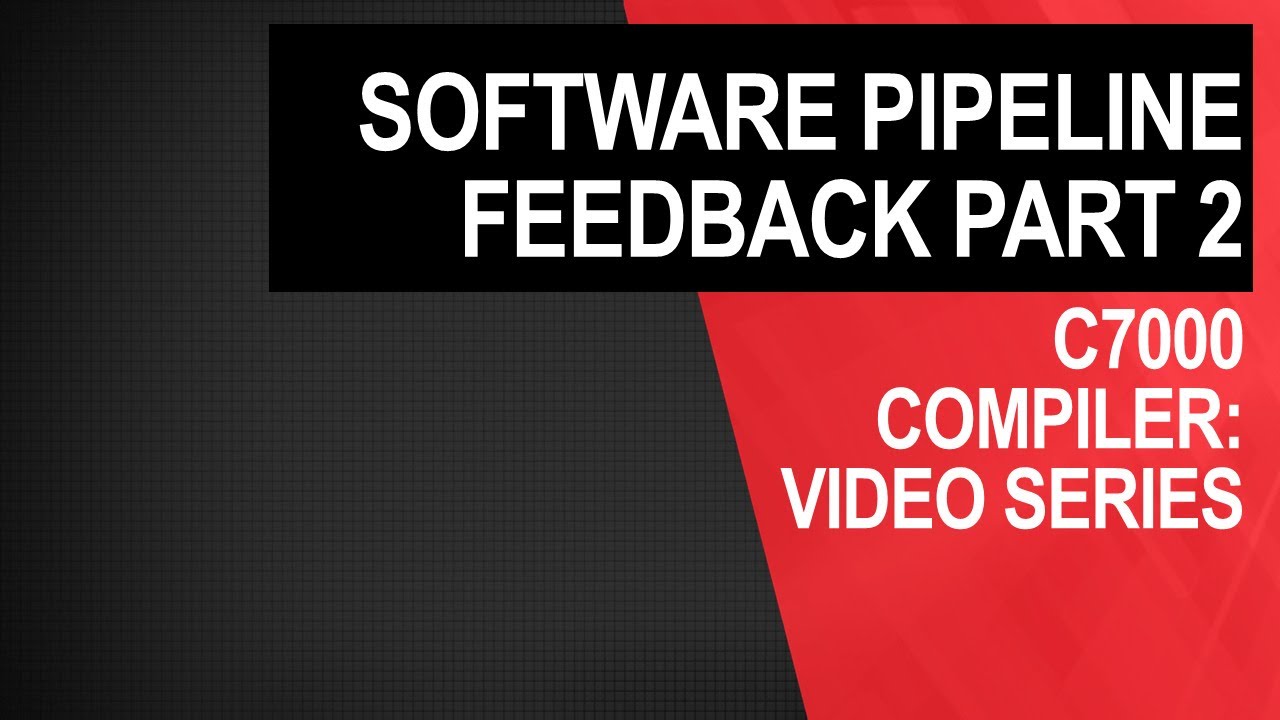 C7000 compiler: software pipeline feedback part 2