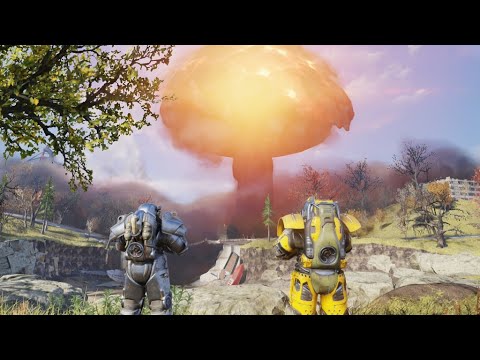 Nuking a Settlement | Fallout 76 Wastelanders: Foundation Nuke