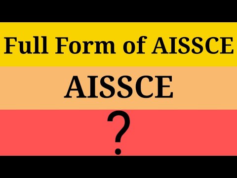 Full Form of AISSCE/ AISSCE Full Form