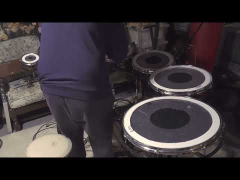 COMPLETE Set of Vintage Remo Roto Toms all sizes w stands - | Reverb