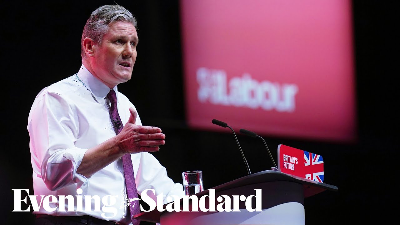 Watch key points from Sir Keir Starmer’s speech to Labour conference