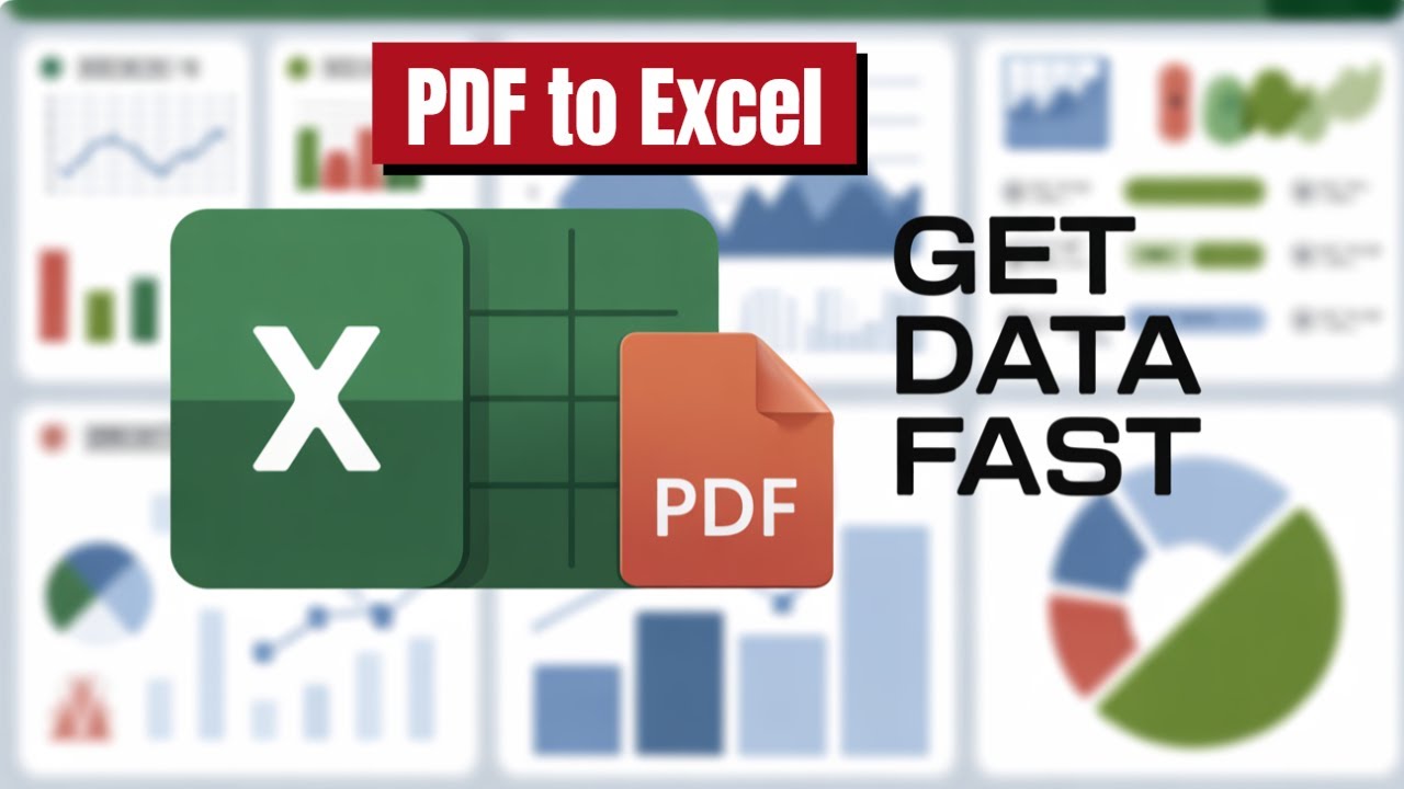 How to Get Data from a PDF into Excel Super Fast!