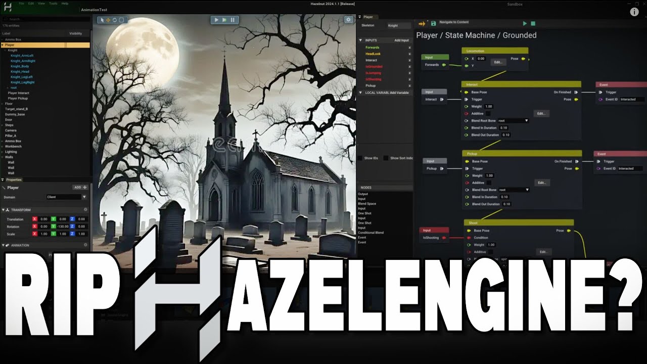 RIP Hazel Engine?  Goodbye 