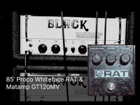 Matamp “Black” GT120MV & Matching SL120 | Reverb