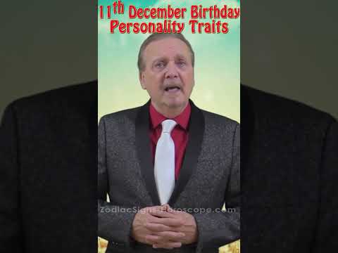 December 11 Birthday Personality Traits #sagittarius #astrlogy #personality #characteristics #shorts