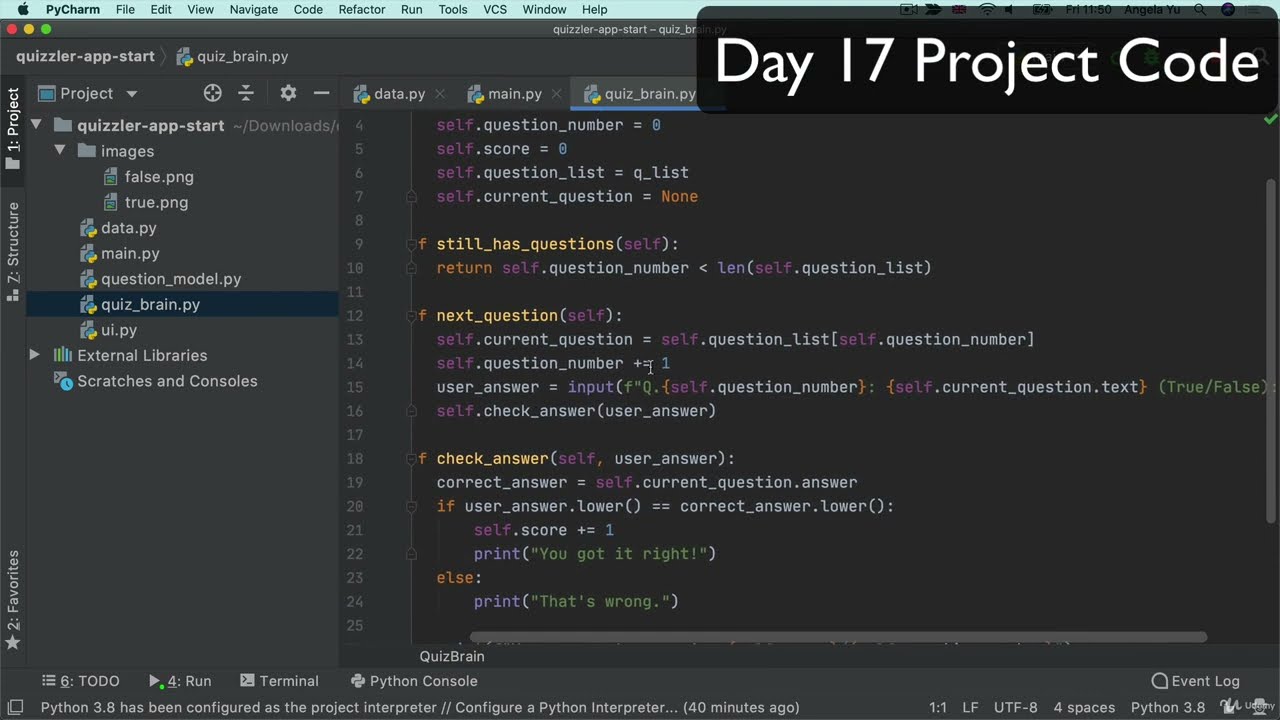 Unescaping HTML Entities | 100 Days of Code: The Complete Python Pro Bootcamp for 2022