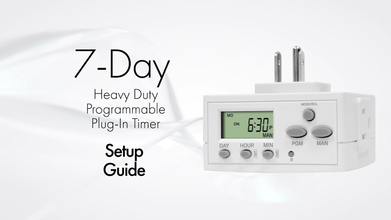 Setup Guide | Programmable Digital Plug-In Timer | TOPGREENER TGT02