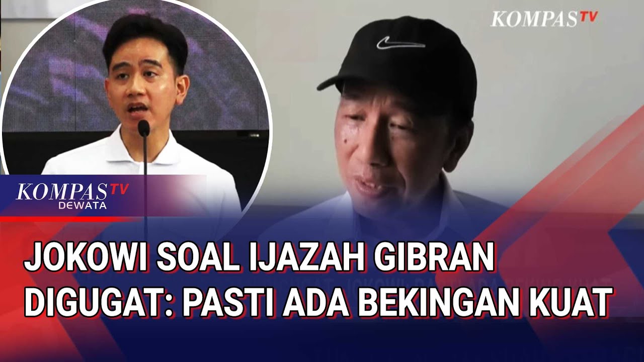 Respons Jokowi soal Ijazah Gibran Digugat: Pasti Ada Bekingan Kuat