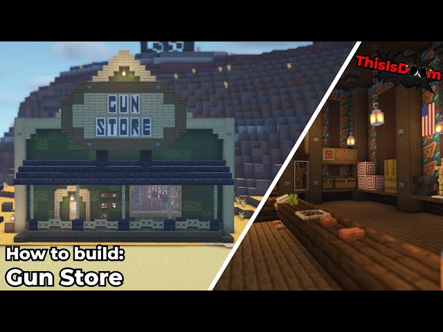 Wild West Gun Store (Build and Litematic) Minecraft Map