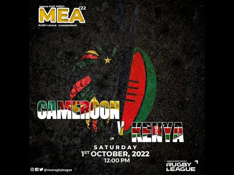 Cameroon Vs Kenya: 2022 Middle East Africa Rugby League championship.