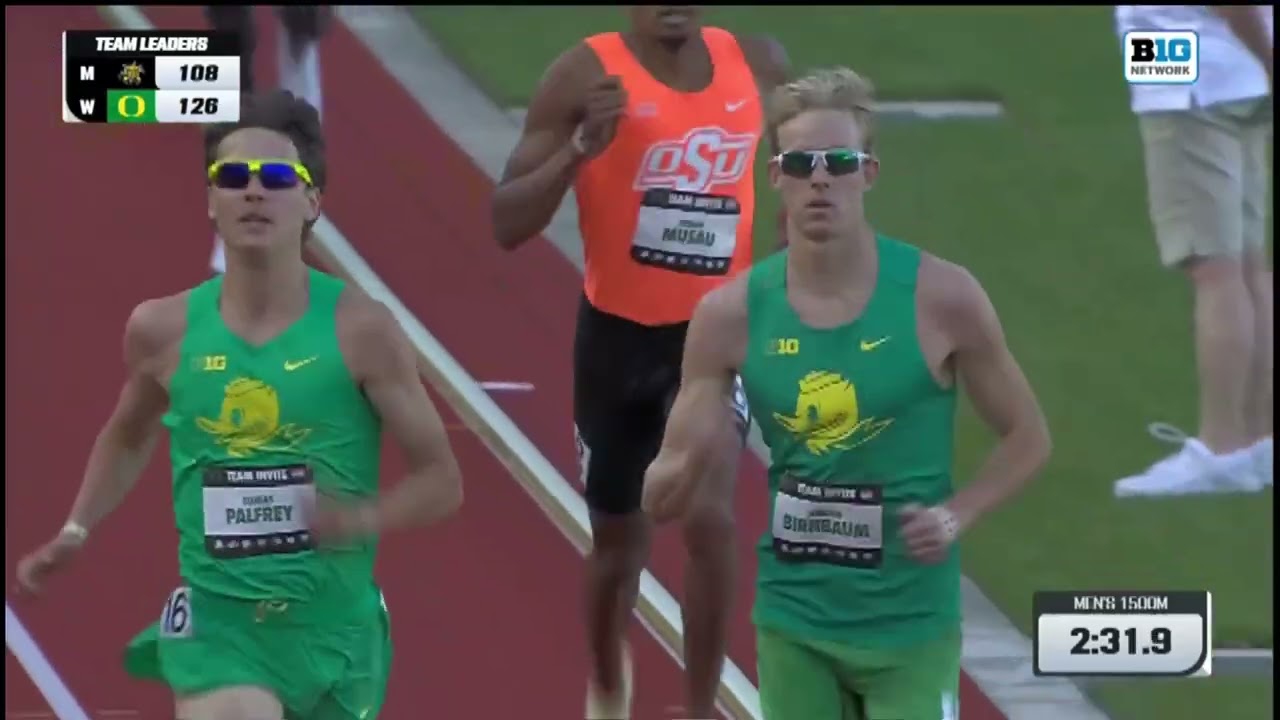Simeon Birnbaum Runs NCAA 1500m Record at Oregon Team Invite [Full Race Replay]