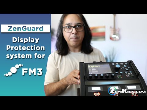 FM3 FRACTAL ZENGUARD DISPLAY SCREEN PROTECTION SYSTEM - BLACK | Reverb
