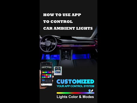 APP Control Using Details for Car Interior Ambient Lighting