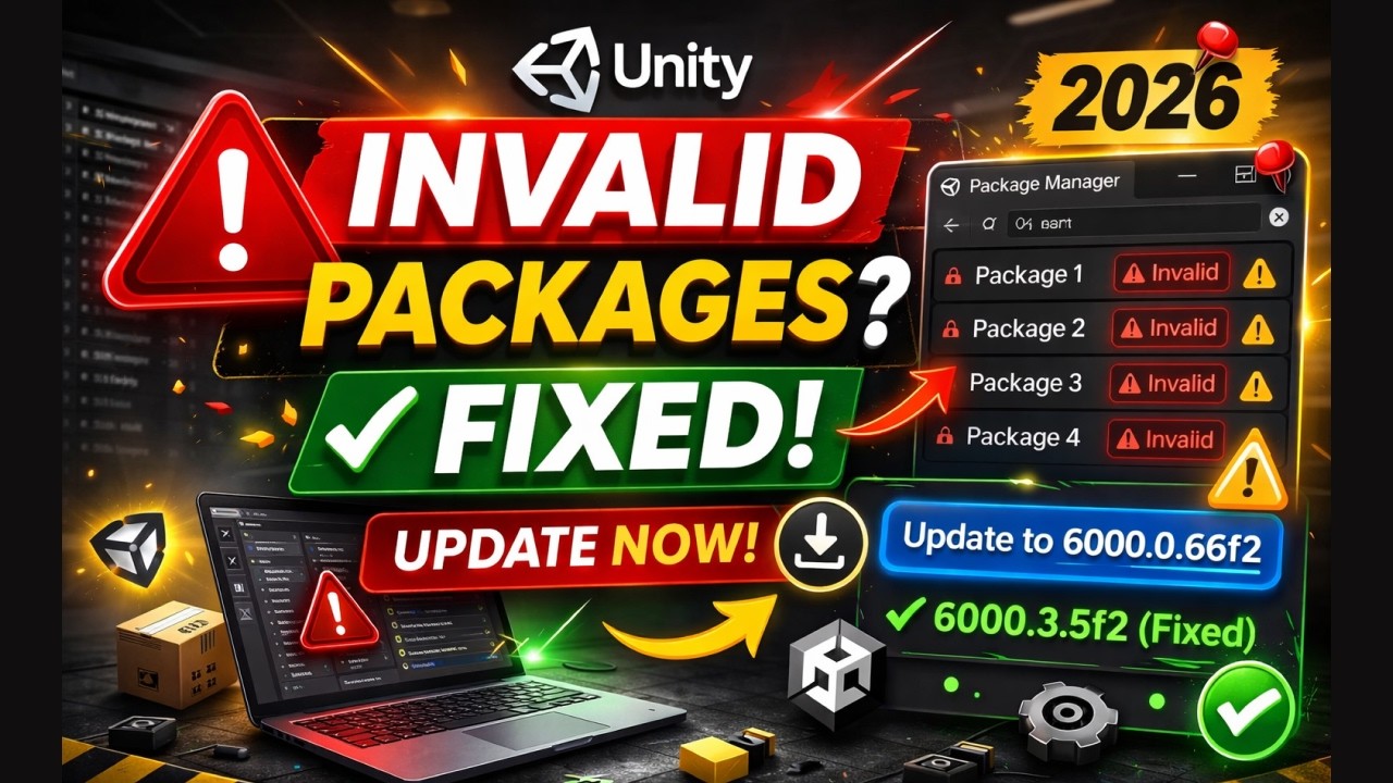 Unity Package Manager Invalid Signatures FIX (2026) | Invalid Packages Error Solved