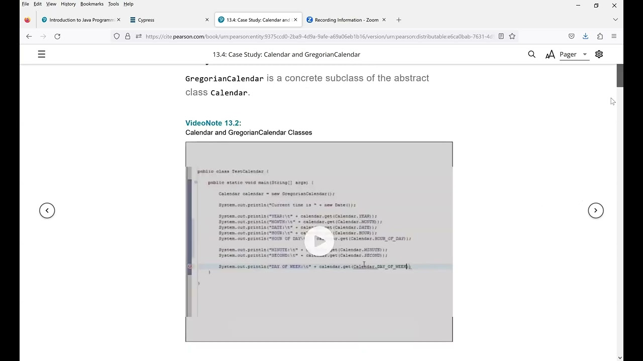 Daniel Liang Guide and Tips for Java Chapter 13