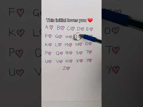 This initial LOVES YOU! ???? #shorts