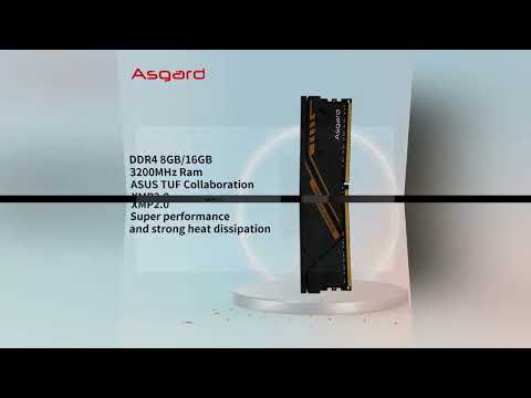 Asgard TUF Series Co-brand DDR4 RAM PC 16GB 32GB 3200MHz 3600MHz RAM for Desktop Udimm