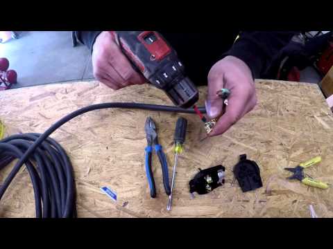 Wiring a NEMA 6-50P Plug for an Everlast Welder