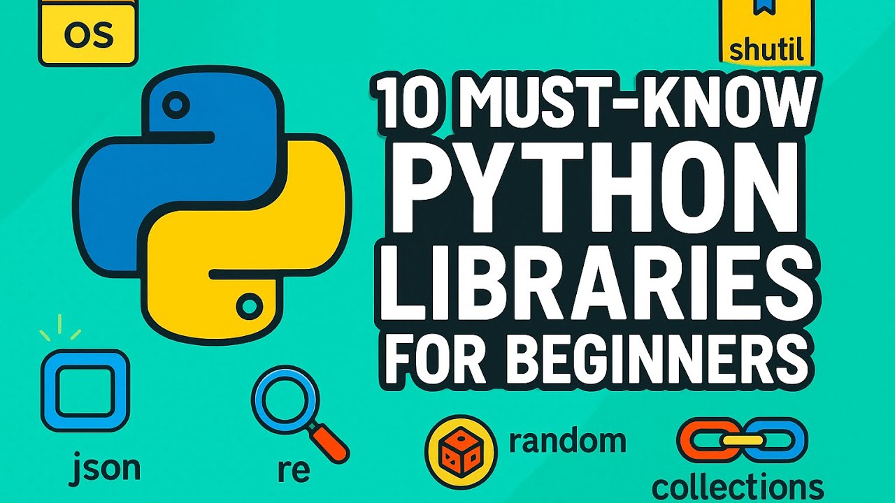 🚀 10 Must-Know Python Libraries Every Beginner Should Learn! 🐍