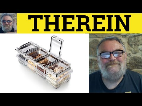 🔵 Therein Meaning - Therein Examples - Define Therein - Therein Lies - Formal English
