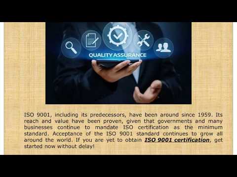 ISO 9001 Certification: A Mandate.
