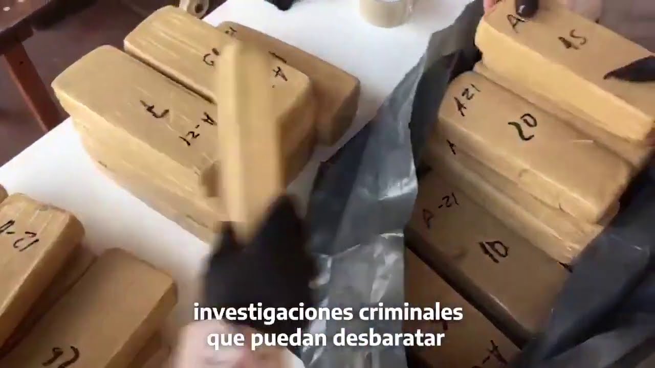 Prefectura decomisó más de dos toneladas de marihuana