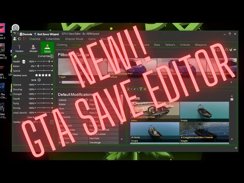 GTA 5 Messing with NEW save editor!!!!