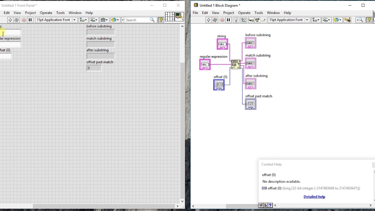 LabVIEW | String Palette 07 - Match Pattern