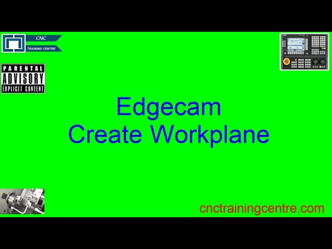 How To Create New Work Planes in Edgecam