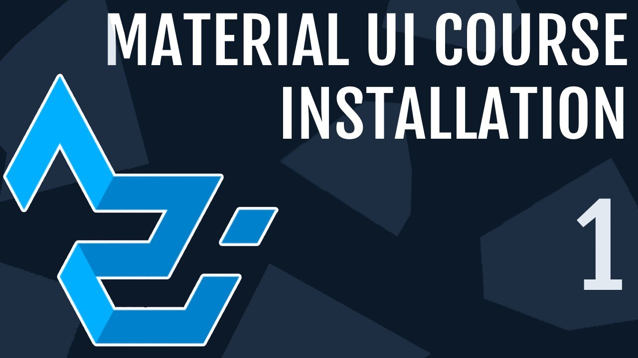 Material UI Course #1 | Introduction + Installation
