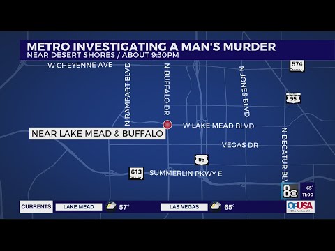 Man shot, killed in northwest Las Vegas valley