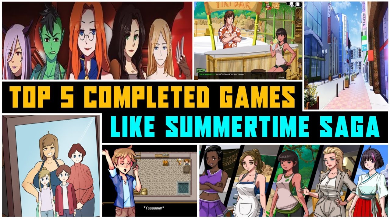 Top 5 Completed Games Like Summertime saga EzrCaGaminG | 2D Visual Novel | Part 2