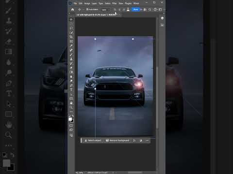 Add Realistic Light on Car | Adobe Illustrator cc Photoshop | Graphic Design