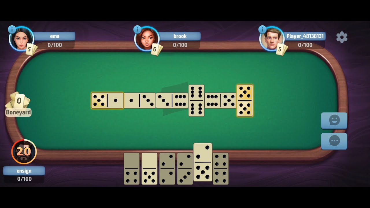 Domino - Dominoes online (-by ZiMAD) - free classic board game for Android and iOS - gameplay.