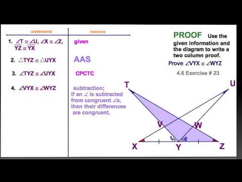 4.6 Proofs using CPCTC