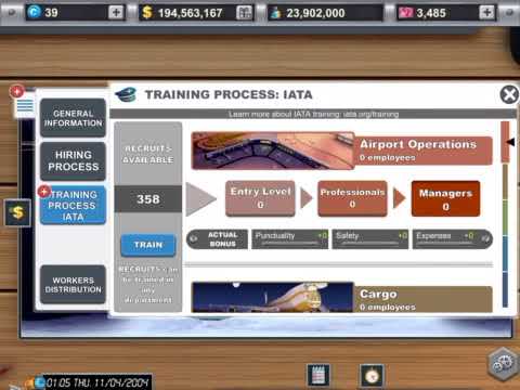 Airlines Manager Tycoon - How Staffing Works