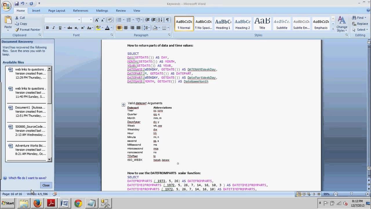 SQL Server Tutorial 42: Built in scalar functions