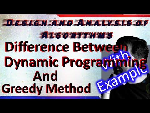 Difference Between Greedy Method and Dynamic Programming (New) || English ||By Studies Studio