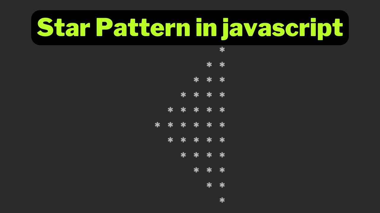 Left Pascal Star Pattern using for loop in javascript 2023 | Papa Developer
