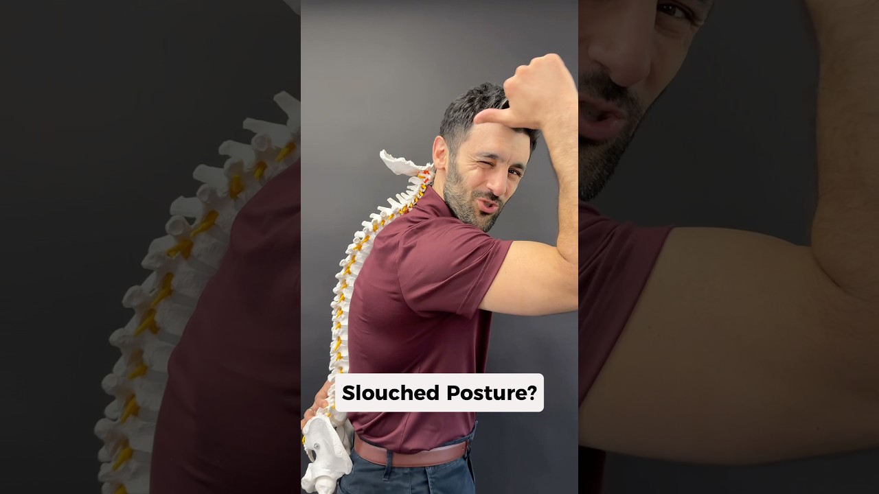 Your Nervous System could be related to your Slumped Posture. Try this! #posture #neckpain #therapy