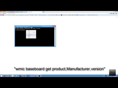 How to Find your Motherboard Model with the CMD