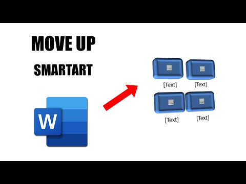 how to move up SmartArt in word online
