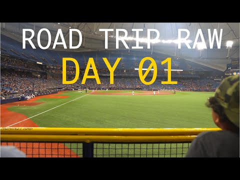 I drove to MLB games for 54 days - Tropicana Field | Road Trip RAW (Day 01)