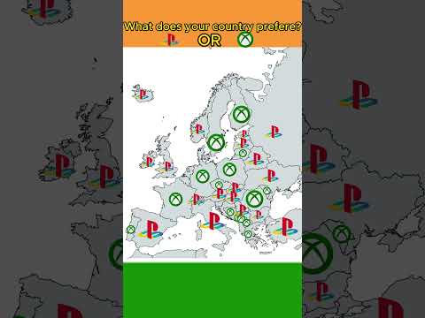 what does your country prefer? PlayStation or Xbox? #xbox #ps5 #shortsviral #gaming #consolewars