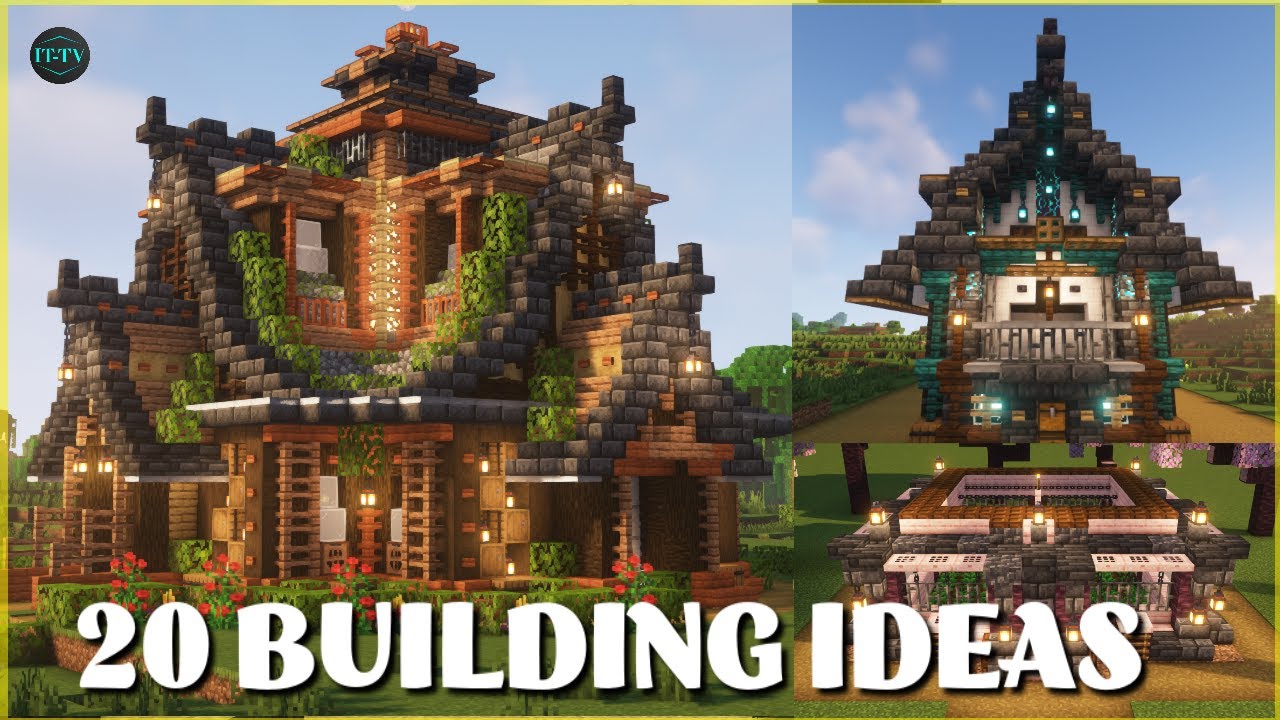 20 Minecraft Building Ideas | Step-by-Step Tutorials & Downloads