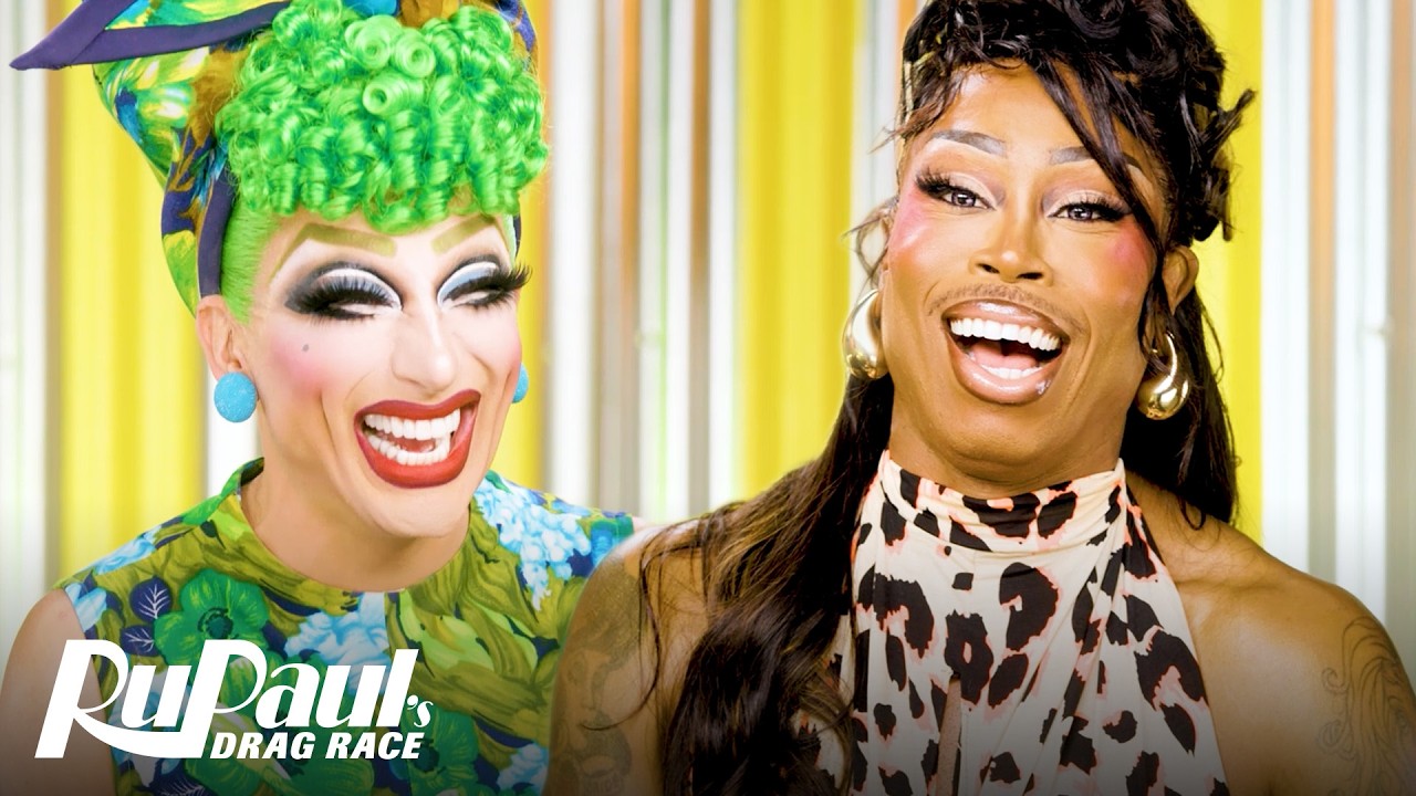 The Pit Stop S18 E14 🏁 Bianca Del Rio & Mo Heart WAKE IT UP! | RuPaul’s Drag Race