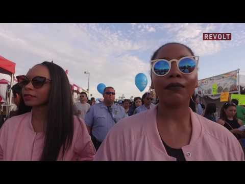 Coco Avenue, Black Female K-Pop Group, takes KTown Night Market by storm